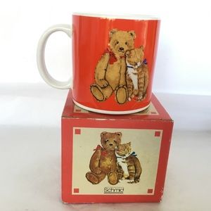 Schmid | Dining | Schmid Mug Teddy Bear Tiger Cat Coffee Tea Cup Box ...